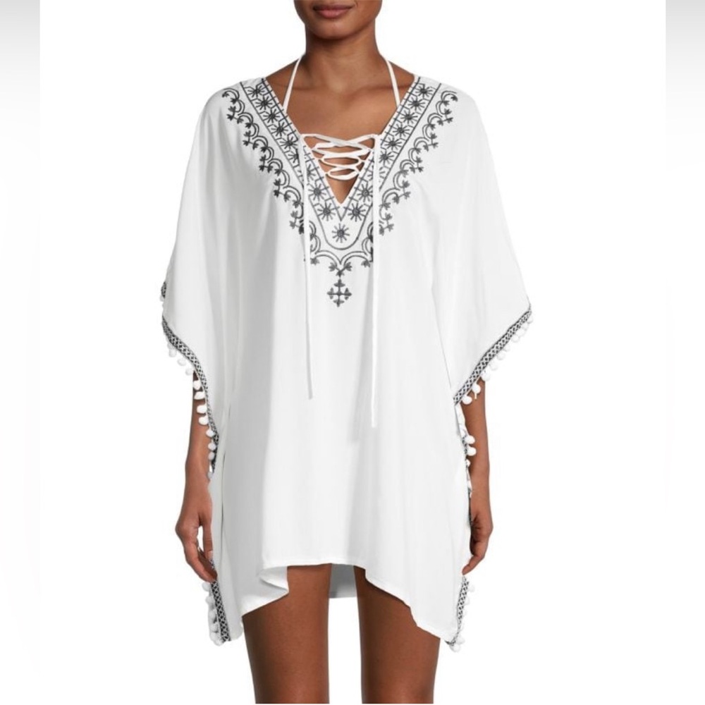 New Lulla Collection By Bindya Caftan Cover-Up - Gem